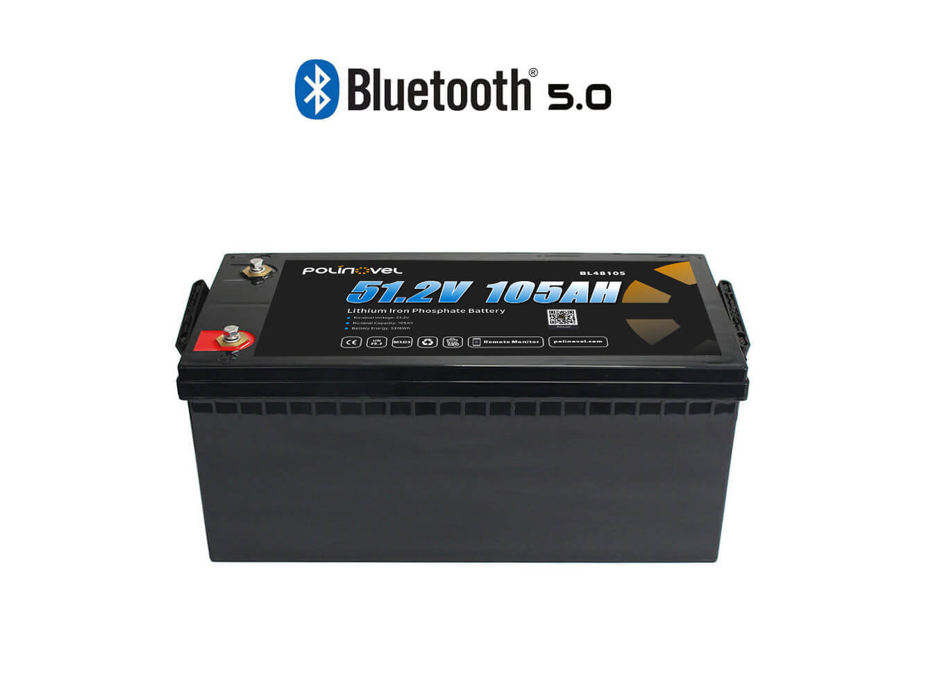 48V 105Ah LiFePO4 Bluetooth Battery BL48105 – Polinovel