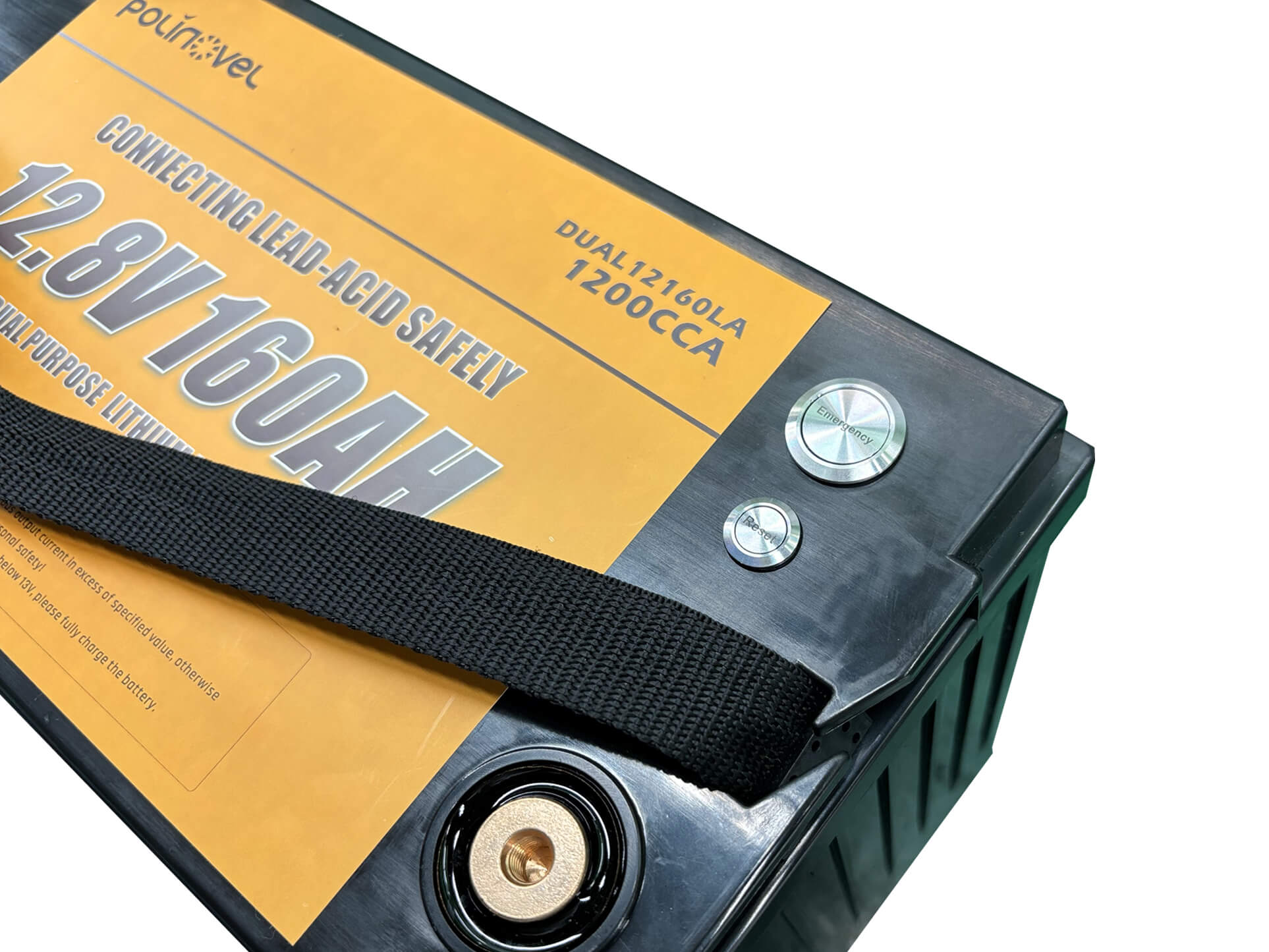 Can connect with LEAD ACID — 12V 160Ah Dual Purpose Lithium Battery ...